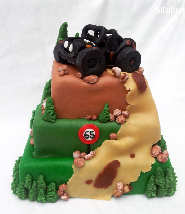 Jeep Trials taart | Smulfun.nl | Taarten, Cupcakes & Bruidstaarten op maat